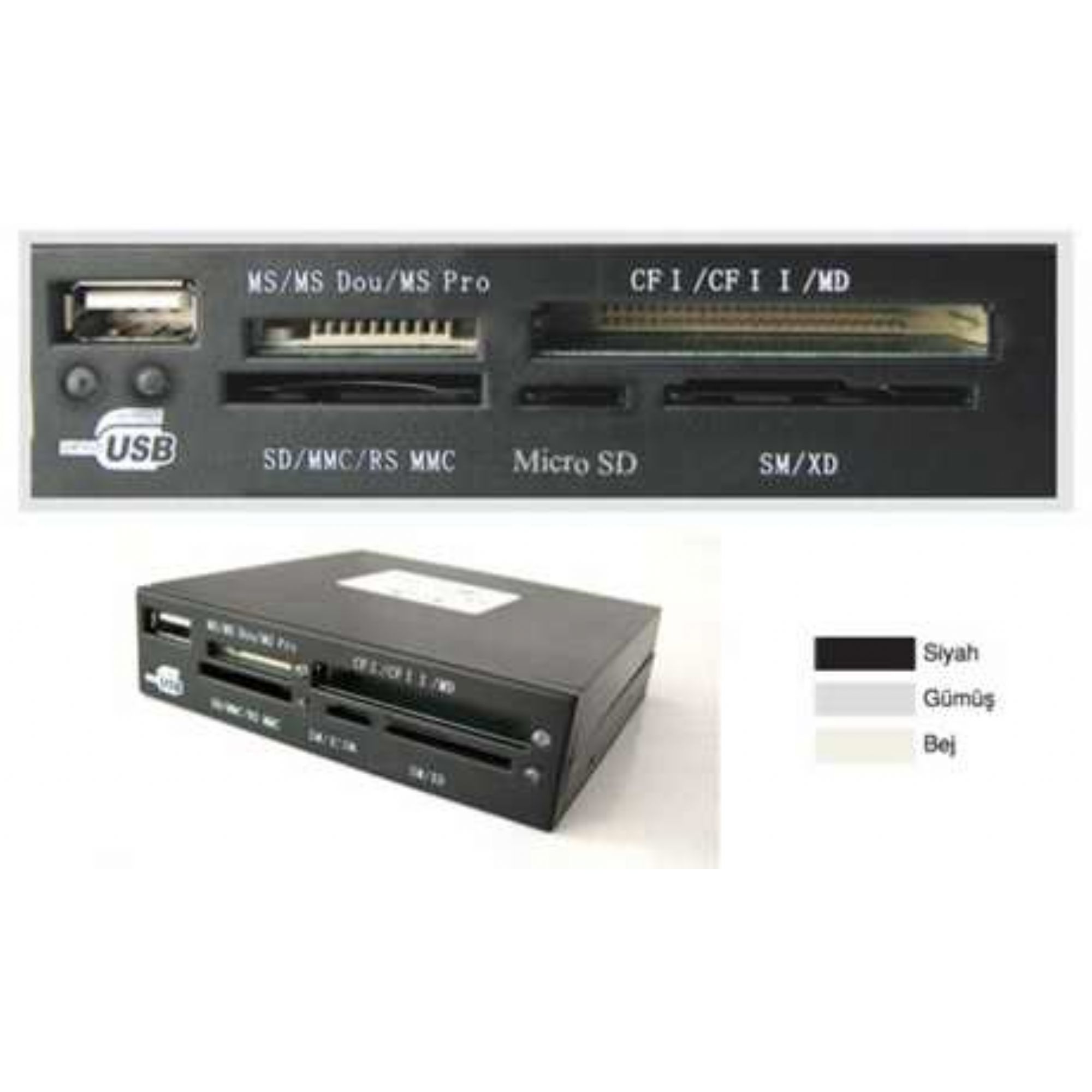 RA-1231 Card Reader 3.5 -Floppy Yuvası için - smartvision.com.tr