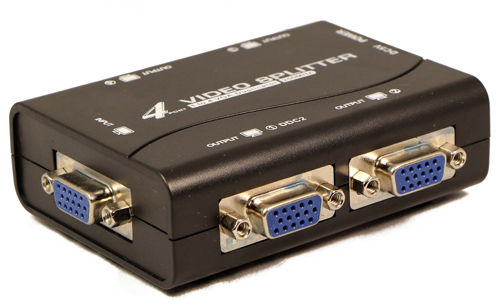 VGA SPLITTER 4 PORT 250Mhz - smartvision.com.tr